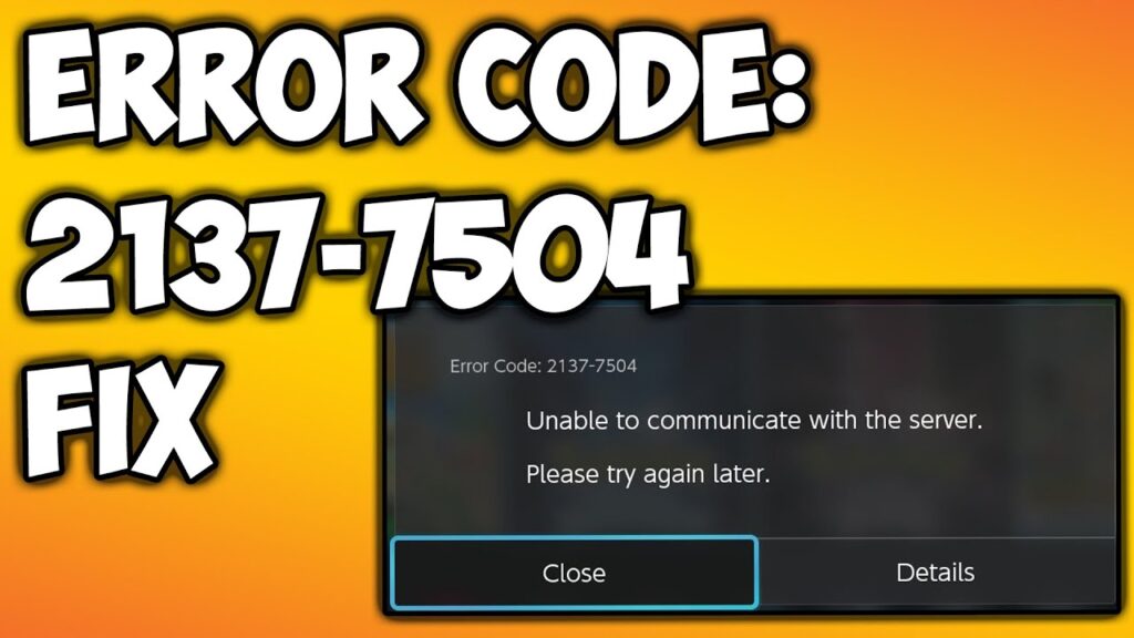 【Nintendo Switch】サーバーと通信できませんでしたとエラーコード(2137-7502、2137-8028)が表示される原因と対処 ... 【Nintendo Switch】サーバーと通信できませんでしたとエラーコード(2137-7502、2137-8028)が表示される原因と対処 ...